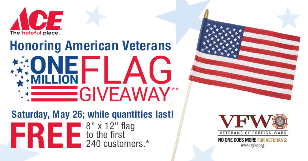 May 2018 One Million Flag Giveaway | Laurel Ace Oakland