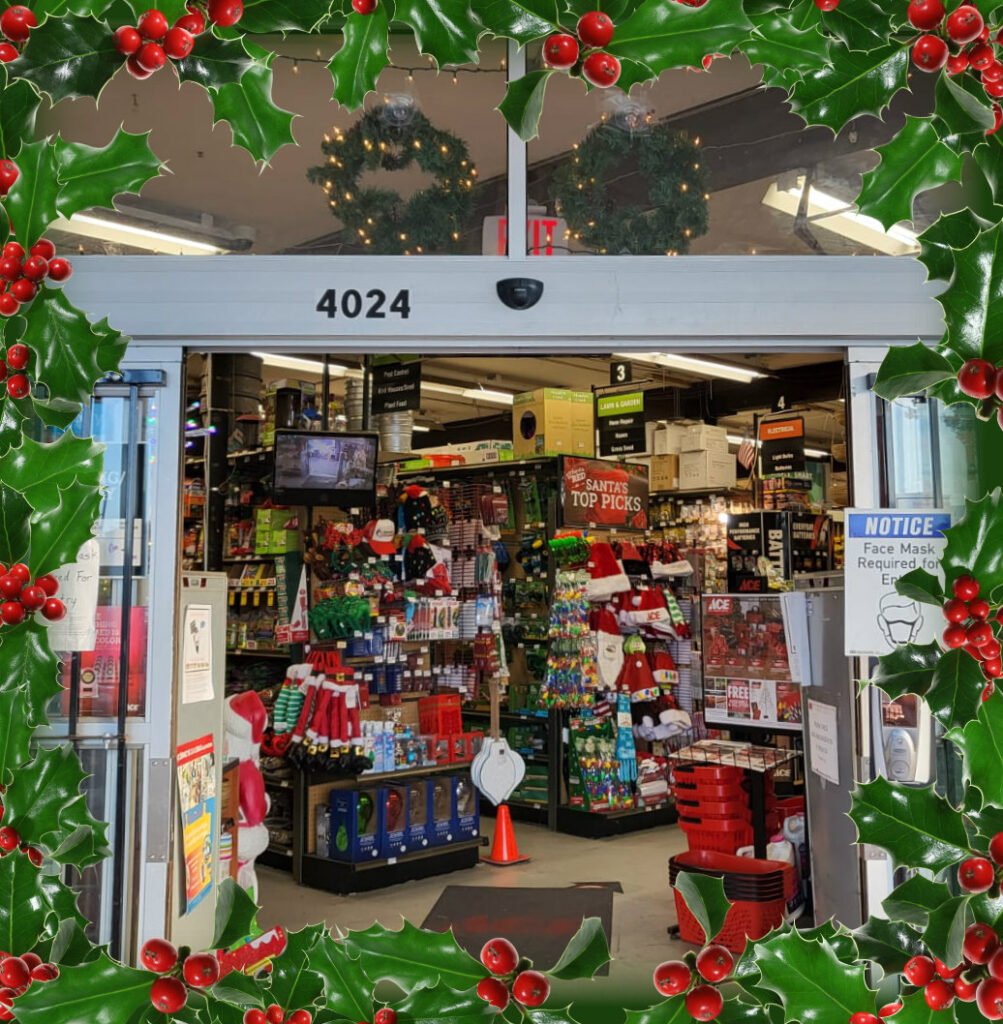 Laurel Christmas entrance | Laurel Ace Oakland
